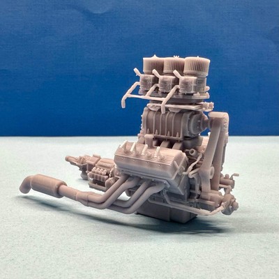 "Bigfoot" Ford 640 ci Big Block Blown Engine 1/25 | eBay
