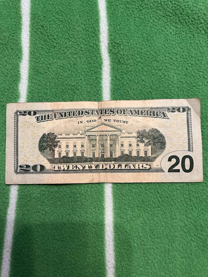 Misprint Misscut Error $20 Dollar Bill 2004 Circulated Great For ...