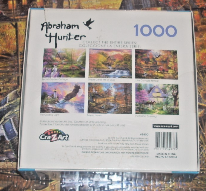 Cra-Z-Art 2019 🧩Abraham Hunter🧩Bayou Haven 🧩 1000 pc Puzzle - Complete ...