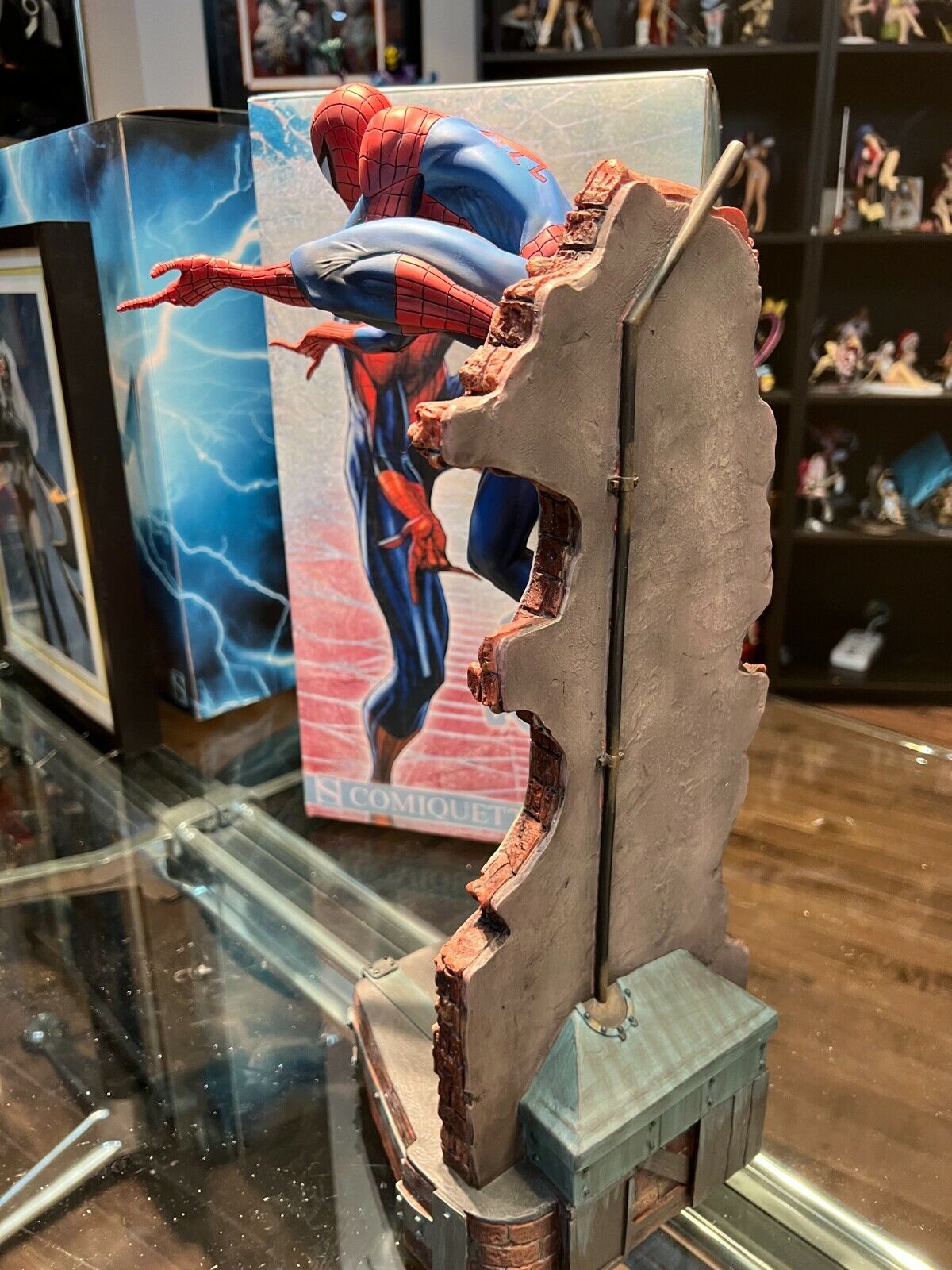 Sideshow Spider Man J Scott Campbell Comiquette Polystone Statue 852