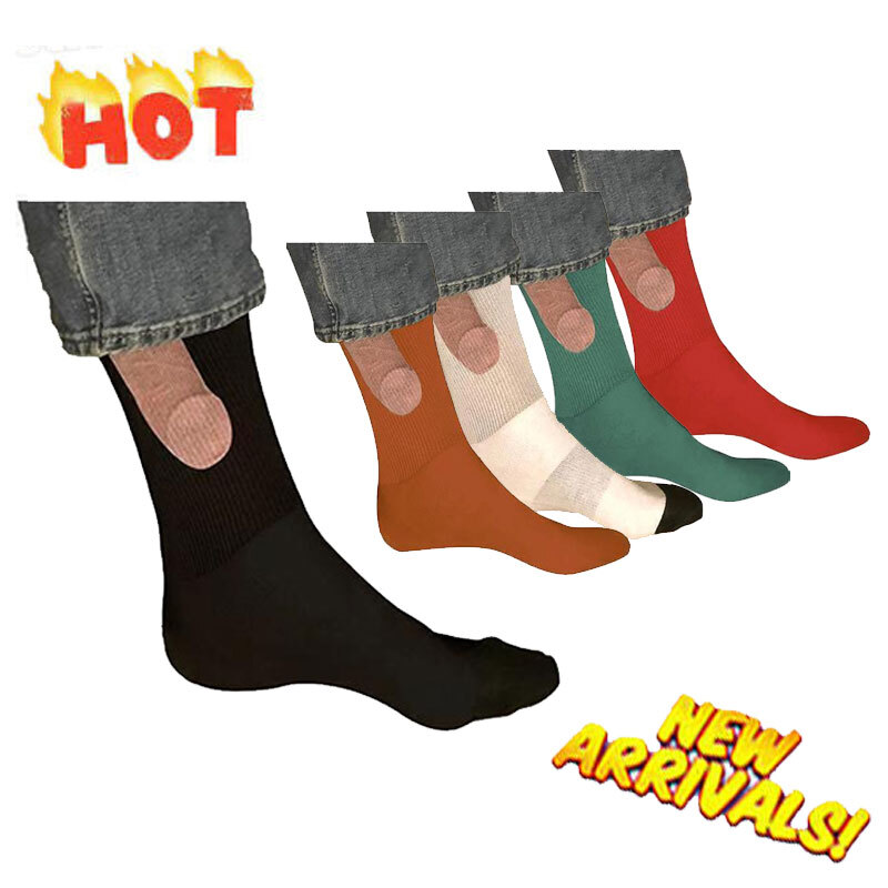 Show Off-Funny Socks for Mens Novelty Sock Joke Funny Prank Printing ...