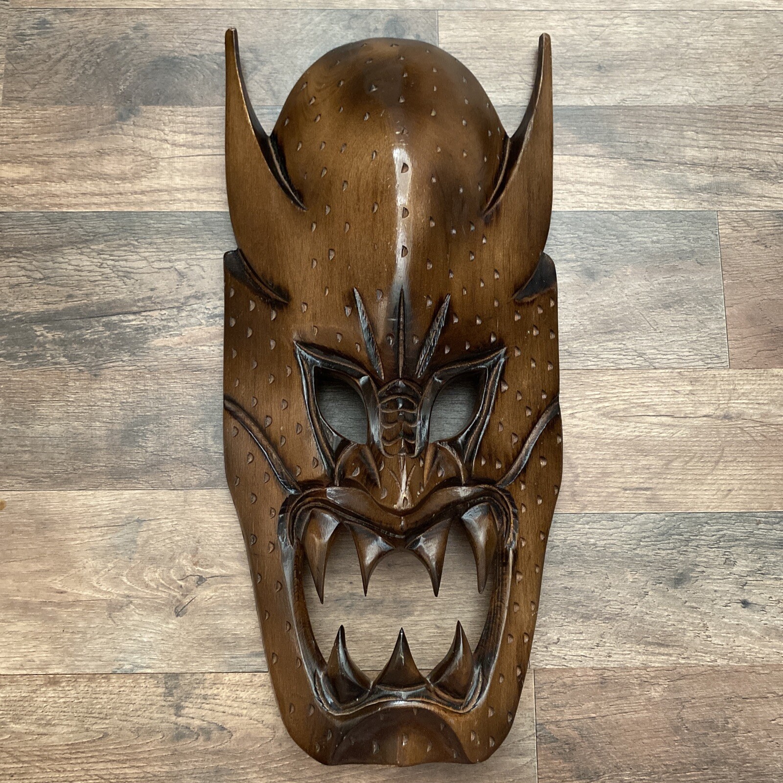 Vintage Wood Carved Filipino Tribal Baunawa Dragon Ifugao Demon Art | eBay