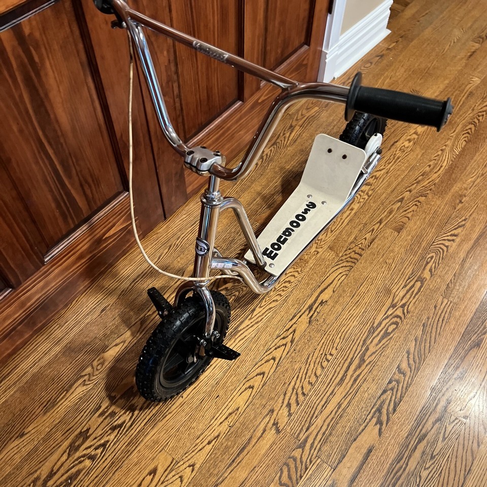 Vtg 1980’s Mongoose BMX Mini-Scoot Chrome Scooter Chrome With Drum ...