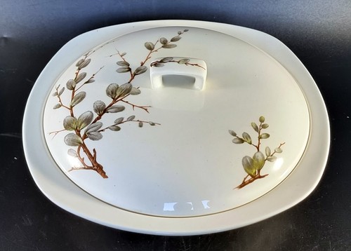 VTG Midwinter Stylecraft Pussy Willow Platters Lidded Tureen Vegetable ...