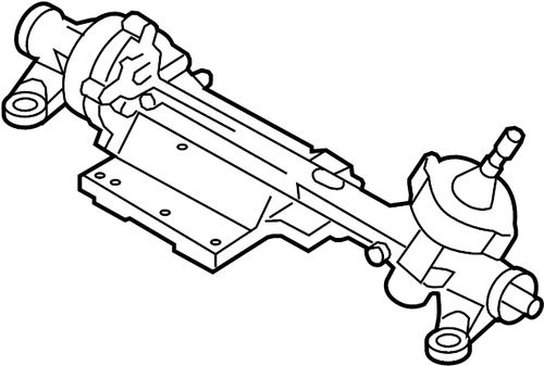 VW/Audi/Porsche 3AB423061MX Rack and Pinion Assembly | eBay