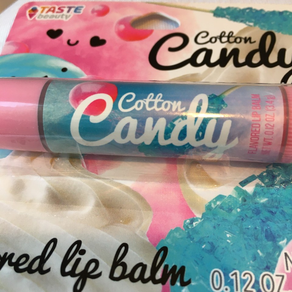 2 Packages New ~ COTTON CANDY Flavored Lip Balm NEW ~ FREE SHIPPING | eBay