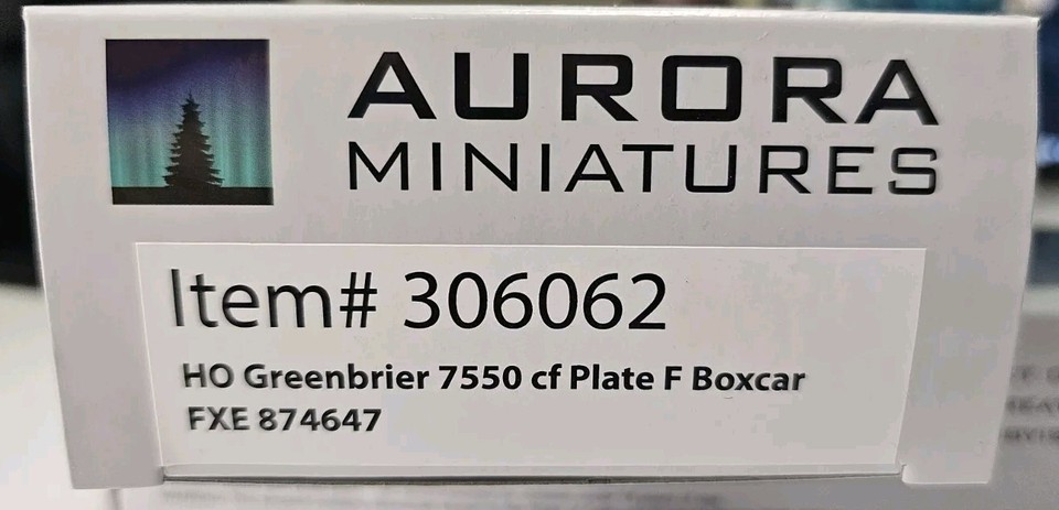 306062 Aurora Miniatures Ferromex 7550 Box Car | eBay