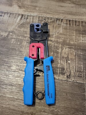 IDEAL Ratchet Crimper: For RJ-11/RJ-12/RJ-45, Cat5e/Cat6, 13 in Overall ...