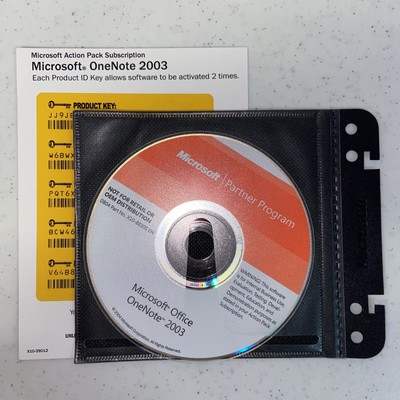 Microsoft Office OneNote 2003 Full Version Permanent License 5 Keys | eBay