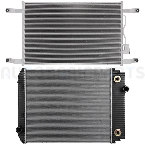 Aluminum Radiator & AC Condenser Cooling Kit For 1999 Freightliner FL60 ...
