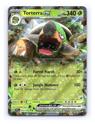 Torterra ex #012/162 SV05: Temporal Forces Pokemon | eBay