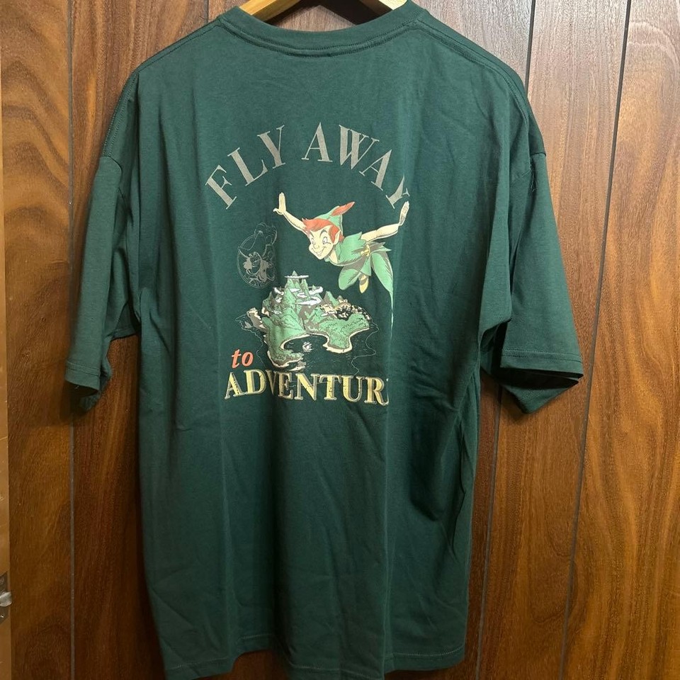 m10S Disney Peter Pan Tshirt L Green New Unused Casual Top | eBay