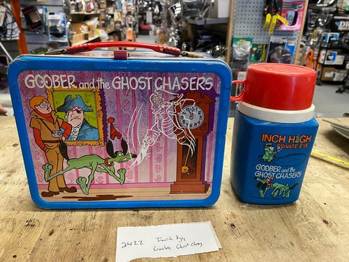 1974 Goober and the Ghost Chasers / Inch High Private Eye lunch box w ...