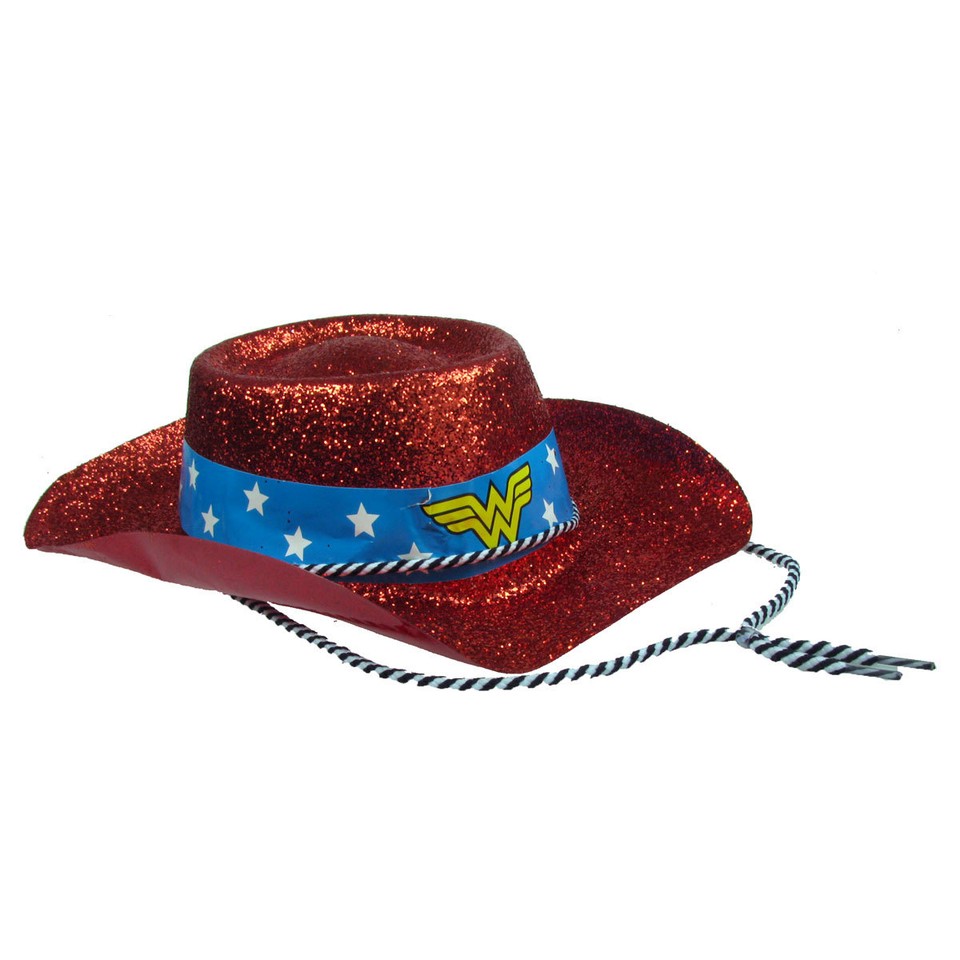 Costume De Fête Pour Femme Wonder Woman DC Comics Avec Chapeau Rouge ...