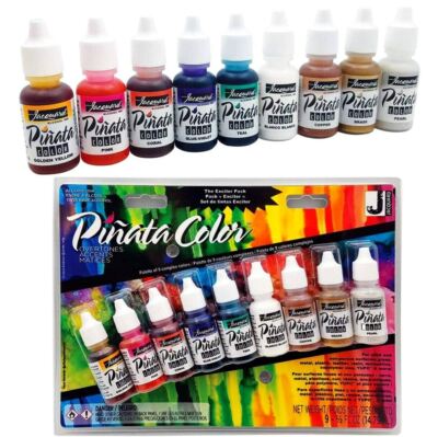 9pk Jacquard Pinata Alcohol Inks Set Overtones New Colours! For Glass ...