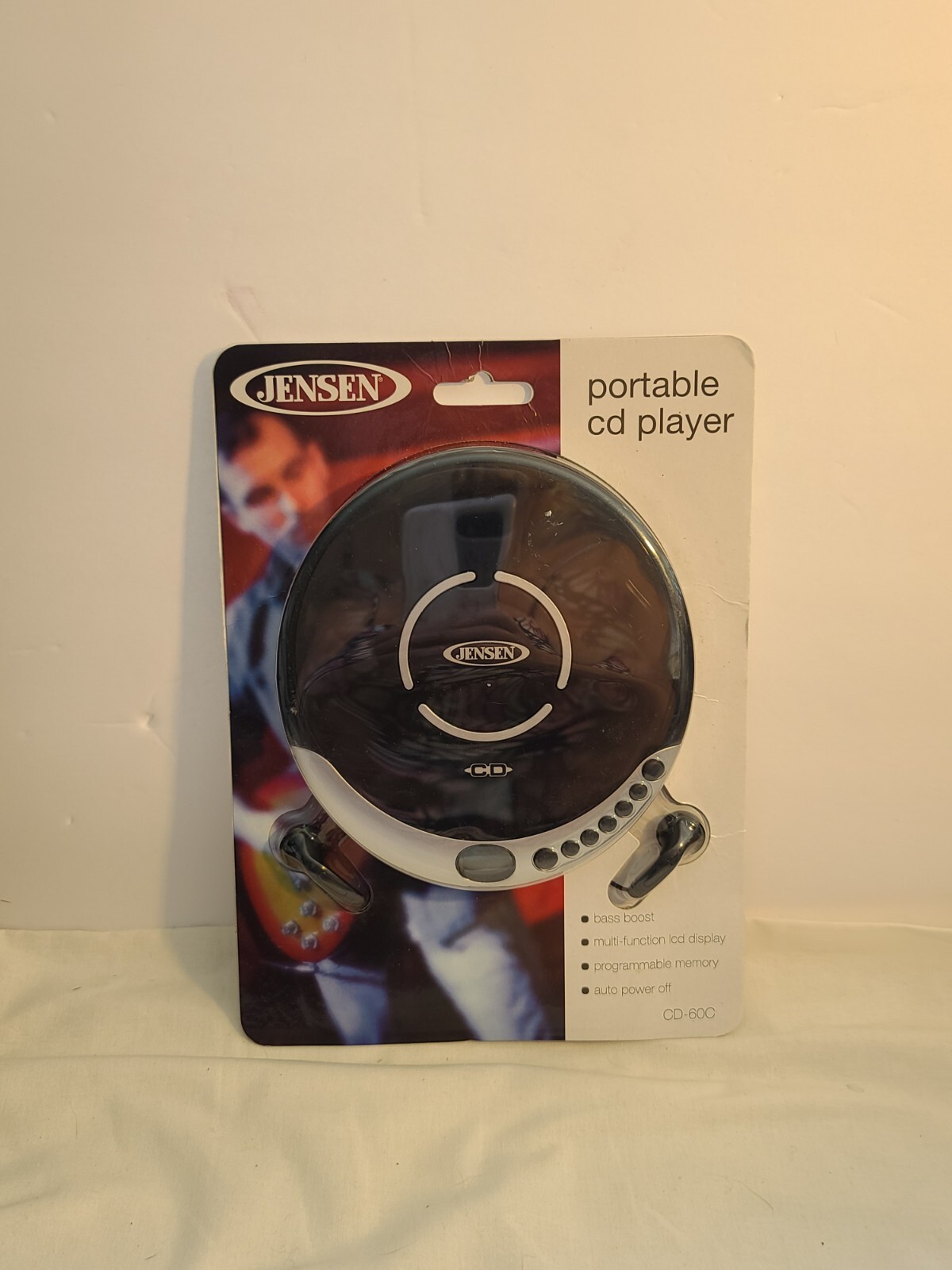 Jensen CD-60C 5.7" Portable CD Player With Bass Boost Multi Function ...