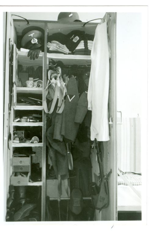 German Tank crewmans locker and contents, WW2, Original photo | eBay