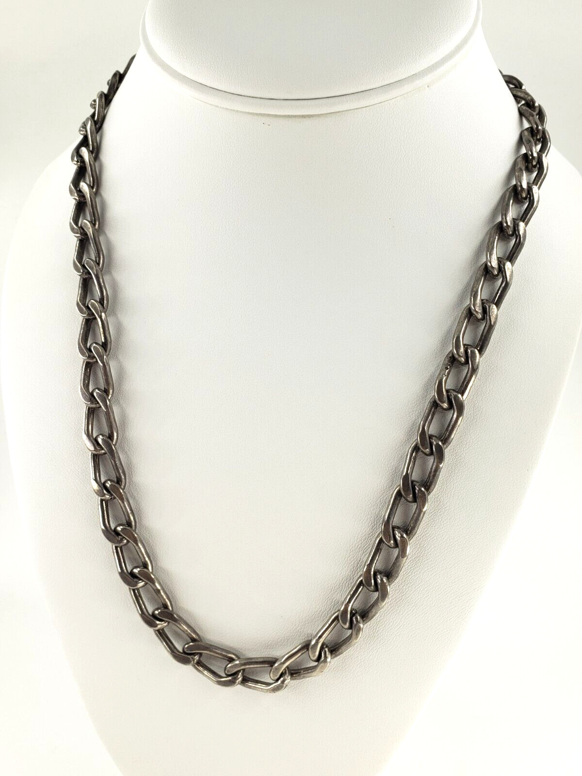VERSANI Sterling Silver 20 Inch Long Necklace FIG LIN… - Gem