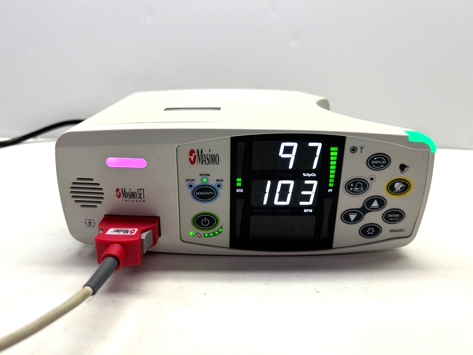 Masimo Rad-87 Signal Extraction Pulse Oximeter for sale online | eBay