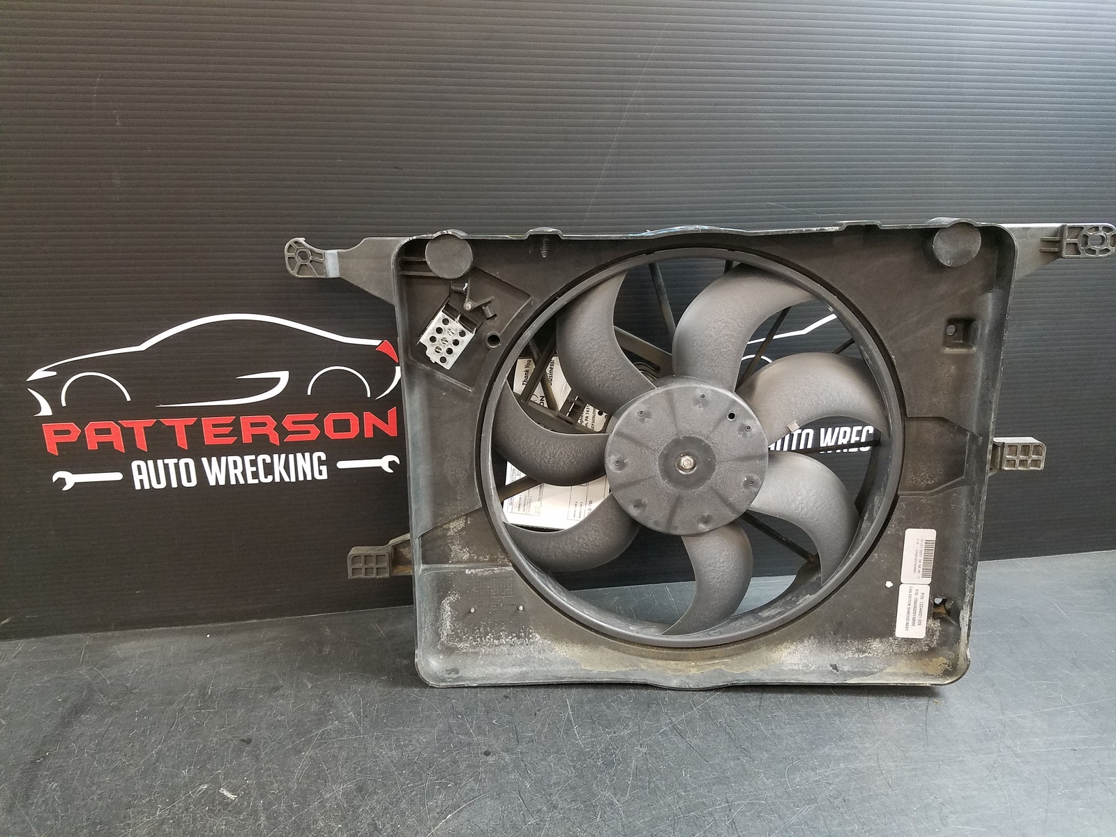 06-10 PONTIAC SOLSTICE ELECTRIC COOLING RADIATOR & AC CONDENSER FAN ...