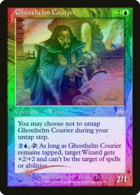 Ghosthelm Courier FOIL Onslaught PLD Blue Uncommon MAGIC MTG CARD ...