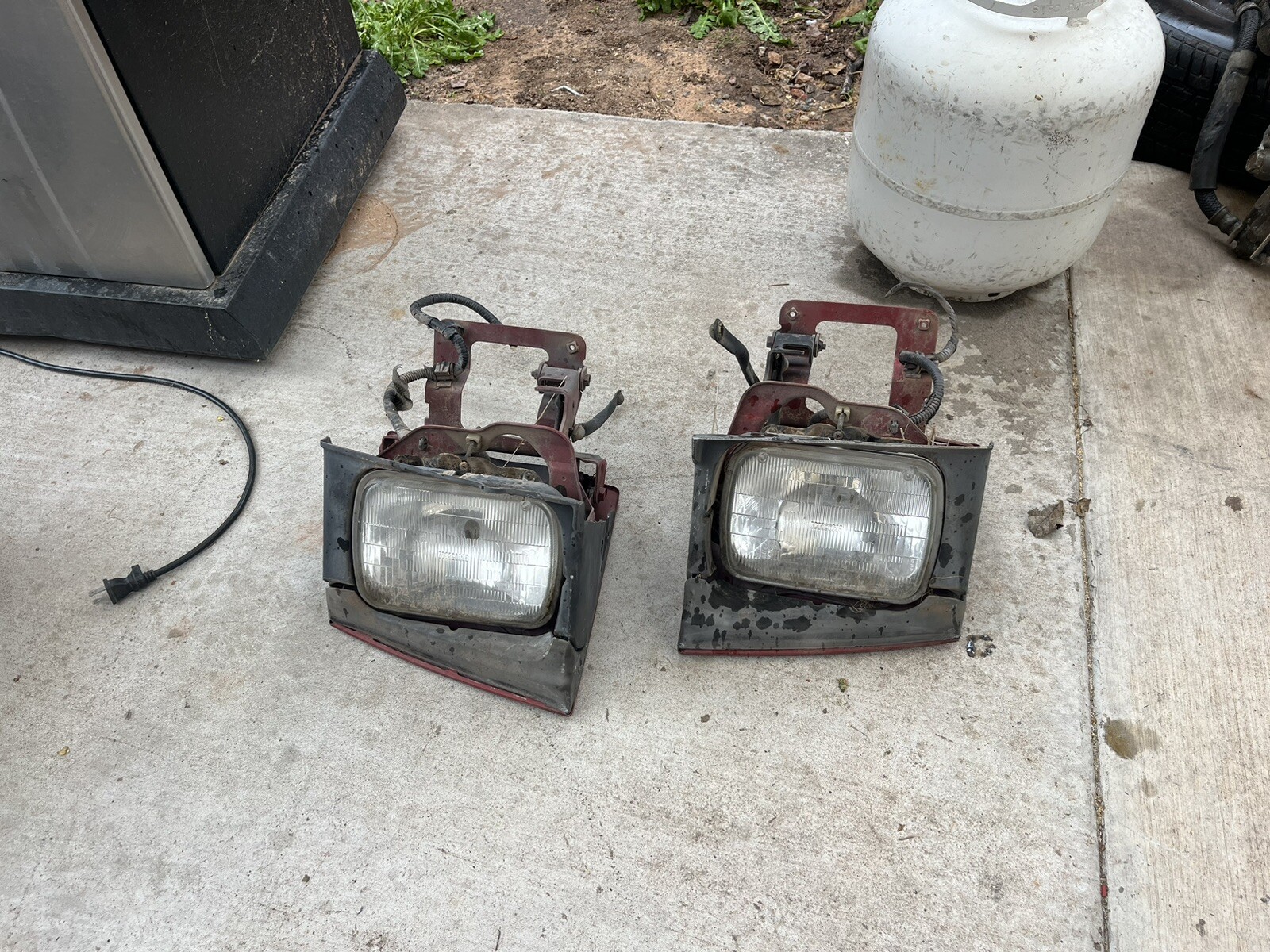 86-91 Mazda RX7 FC OEM LH Left Driver Side Headlight Assembly | eBay