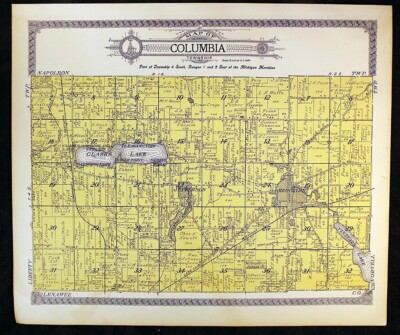 IL, IN, MI, OH, WI - Plat Book With County Map