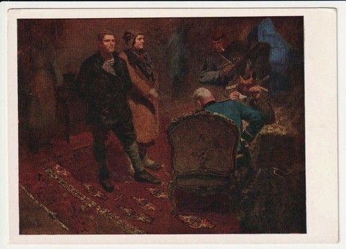 1956 WW2 Military War Interrogation communist ART Johanson OLD Russian ...