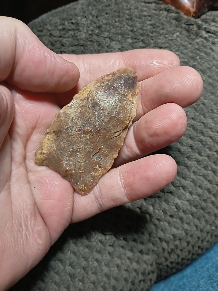 Authentic Colorado Paleo Jasper Agate Clovis Point Indian Arrowhead Artifact | eBay
