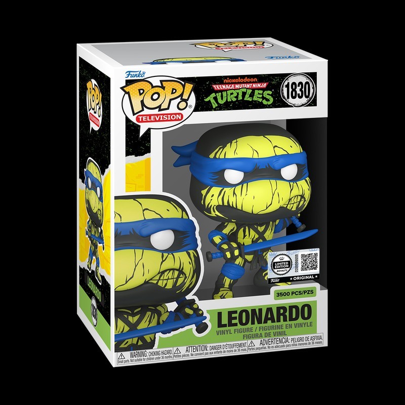 Funko POP! TMNT Leonardo (Deco) #1830 Limited Ed 3.500 W/Protector (PRE ...