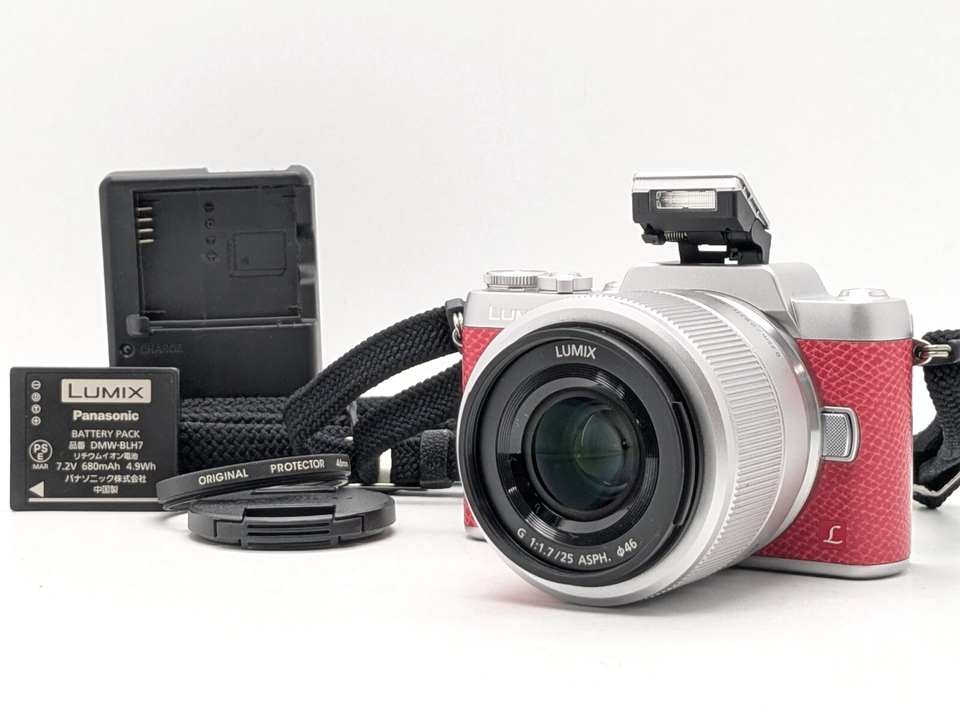 360 shot[MINT] Panasonic Lumix DMC-GF7 Pink 16MP Digital Mirrorless ...