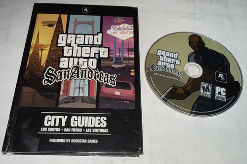 GTA Grand Theft Auto San Andreas PC Windows + Manual Book City Guides ...
