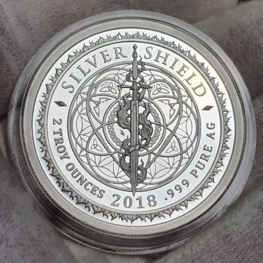 2oz 2018 Legalize Nature Silver Shield Proof .999 Silver Round RARE ...