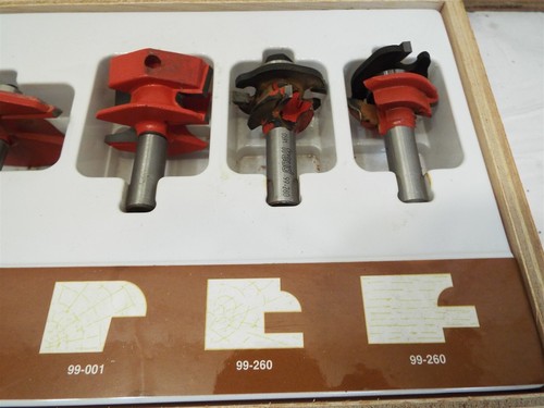 Freud 94-100 5-Piece Cabinet Door Raised Panel Router Bit Set Made In ...