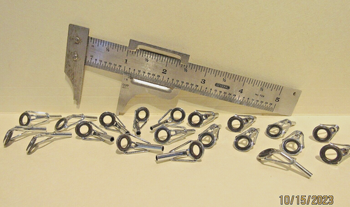 Spinning & Casting Rod Tip-Top Guides - Mt. Fuji Sizes #6.5 & #4.5 ...