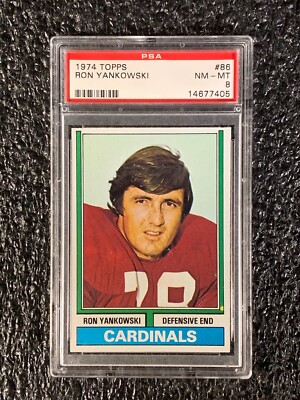 1974 Topps Football #86 Ron Yankowski PSA 8 | eBay