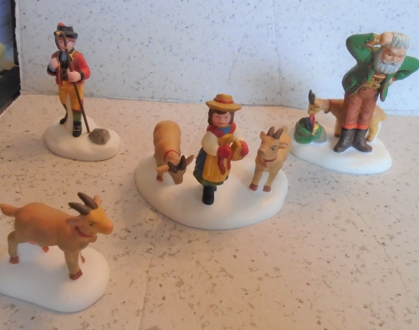 Dept 56 Heritage Village Heidi & Her Goats Set of 4 Pieces # 56201 NEW ...
