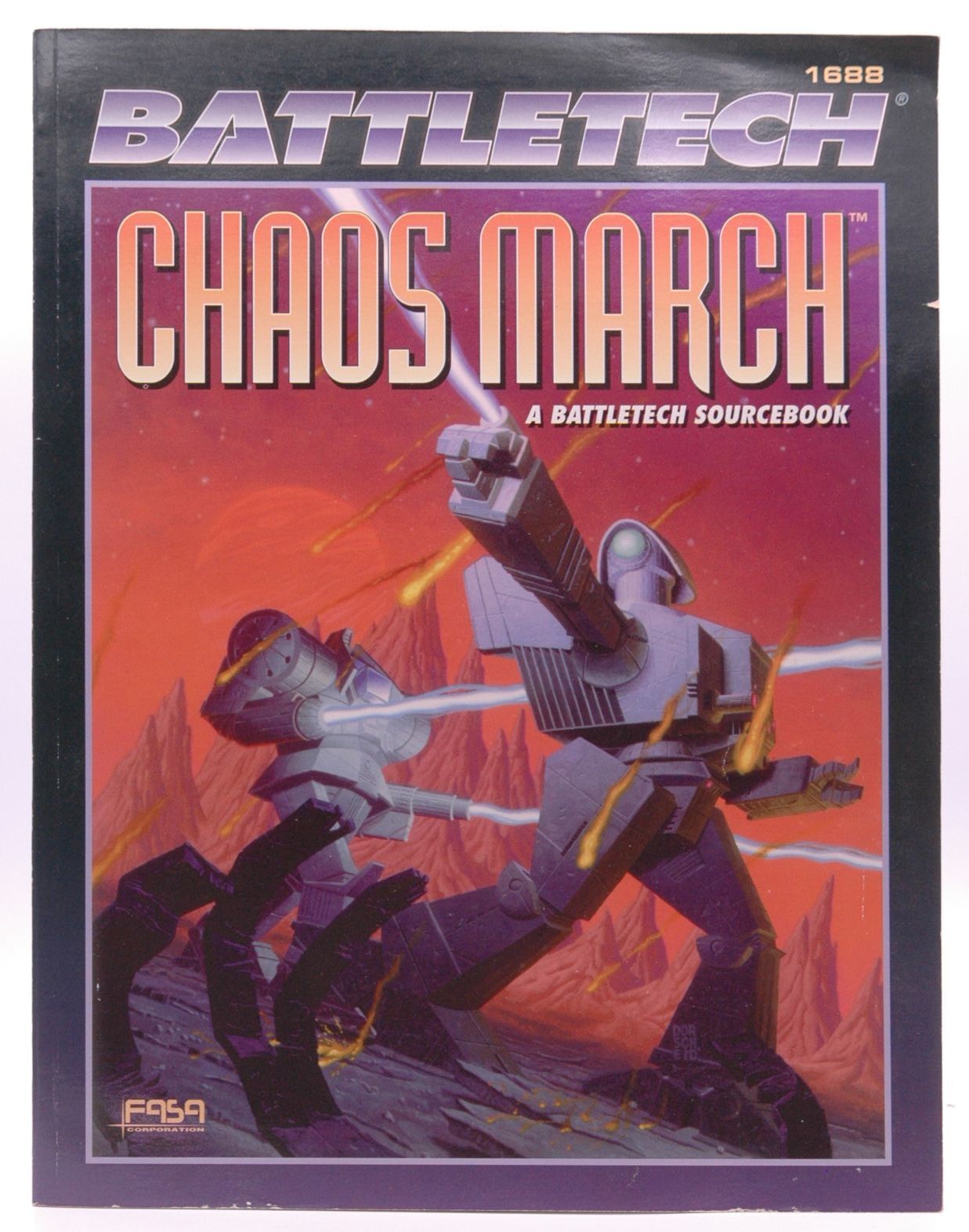 Battletech Chaos March FASA 1688 Vintage Sourcebook 1995 for sale ...