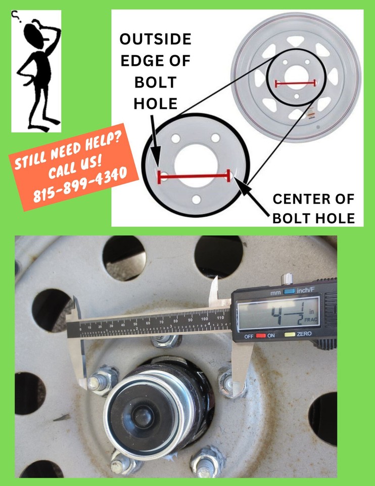 New Trailer Steel BLACK Mod 15" x 6 Wheel 5 LUG Rim 5 on 4.5" Bolt ...