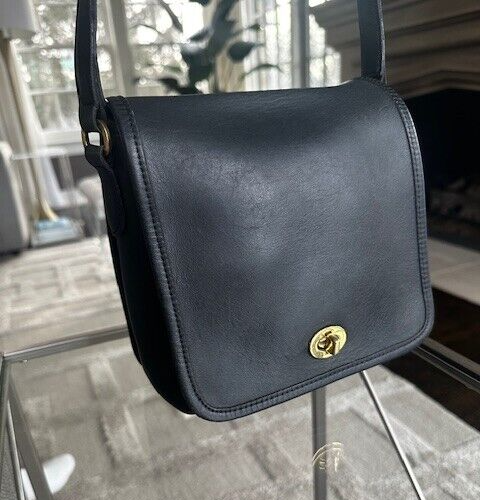 Costa Rica Vintage Coach Legacy Companion Flap 9076 Black Leather | eBay
