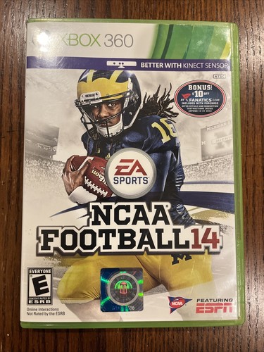 EA NCAA Football 14 Xbox 360 Case And Manuals Only Authentic | eBay