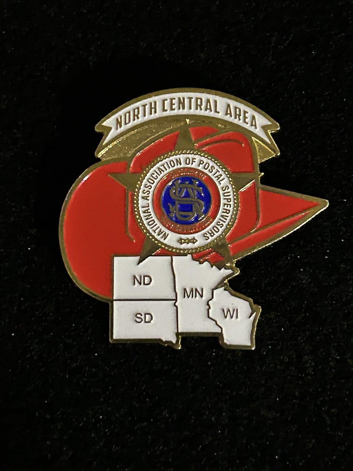 National Association of Postal Supervisors Lapel Pin North Central Area ...