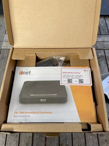 Modem - New TG-789 v3 Broadband Gateway (iiNet) ADSL/VDSL/NBN | eBay ...