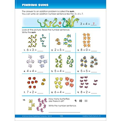 School Zone - Big Second Grade Workbook - 320 Pages, Ages 7 to 8, 2nd ...