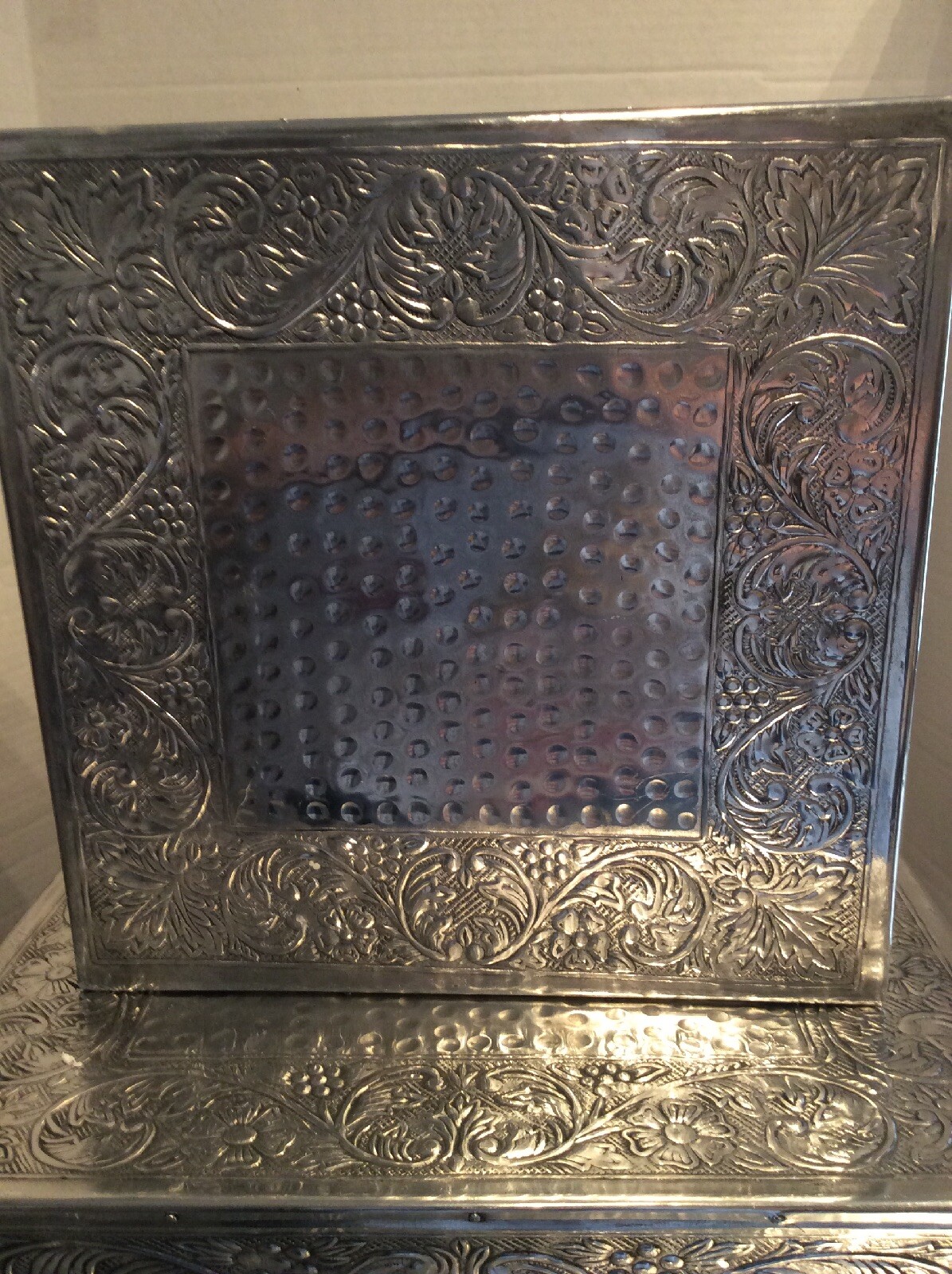 Decorative Metal Nesting Steps Plant Stand Flower Design Metal ...