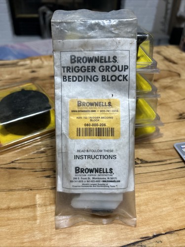 Remington 700 Trigger Group Bedding Block Brownells | eBay