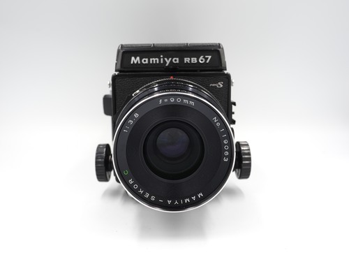 Used Mamiya RB67 Camera with 90mm Pro S FIlm back and Waist Level ...
