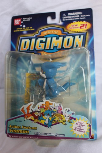 Digimon Veemon Bandai Action Feature Figure New on Card | eBay