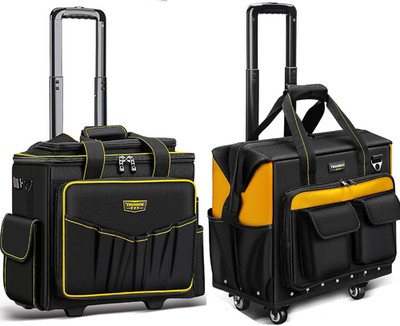 4-Wheel Tool Bag with Pockets for Easy Organization and Mobility | eBay