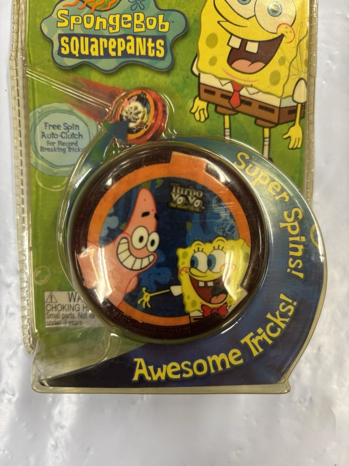 Nickelodeon Sponge Bob Squarepants Turbo Yo-Yo Superspins *RARE* 2003 ...